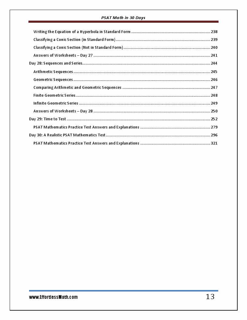 PSAT Math in 30 Days: The Ultimate Crash Course to Preparing for the ...
