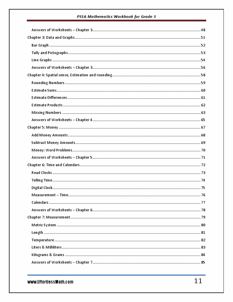PSSA Mathematics Workbook For Grade 3: Step-By-Step Guide to Preparing ...