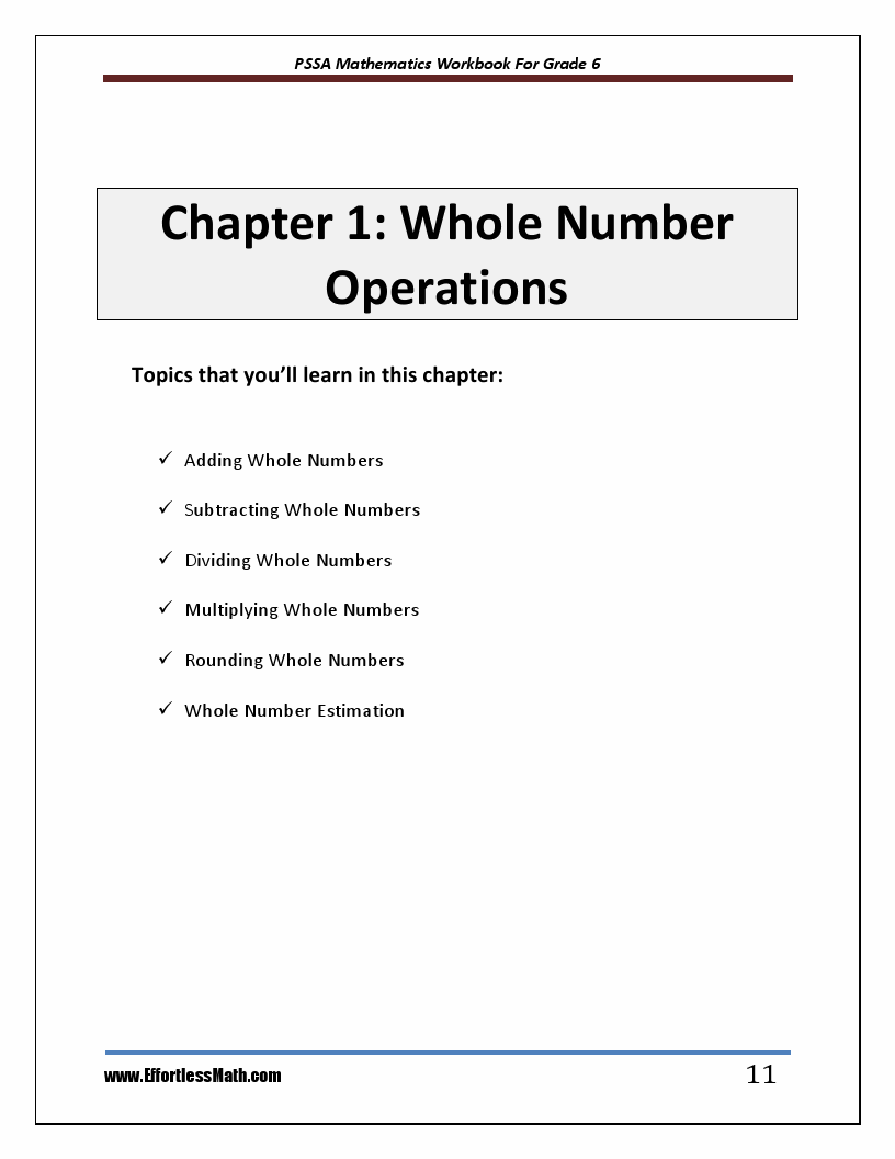 PSSA Mathematics Workbook For Grade 6: Step-By-Step Guide to Preparing ...