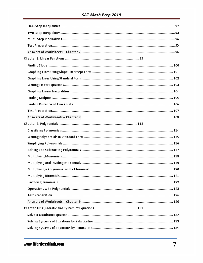 SAT Math Prep 2019: A Comprehensive Review and Ultimate Guide to the ...