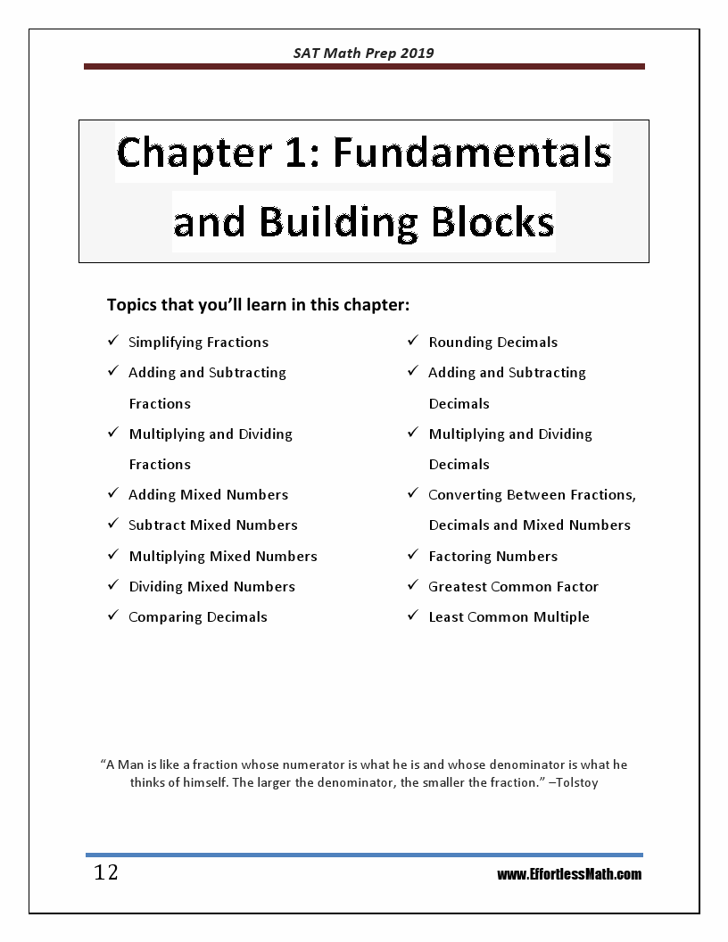 SAT Math Prep 2019: A Comprehensive Review and Ultimate Guide to the ...
