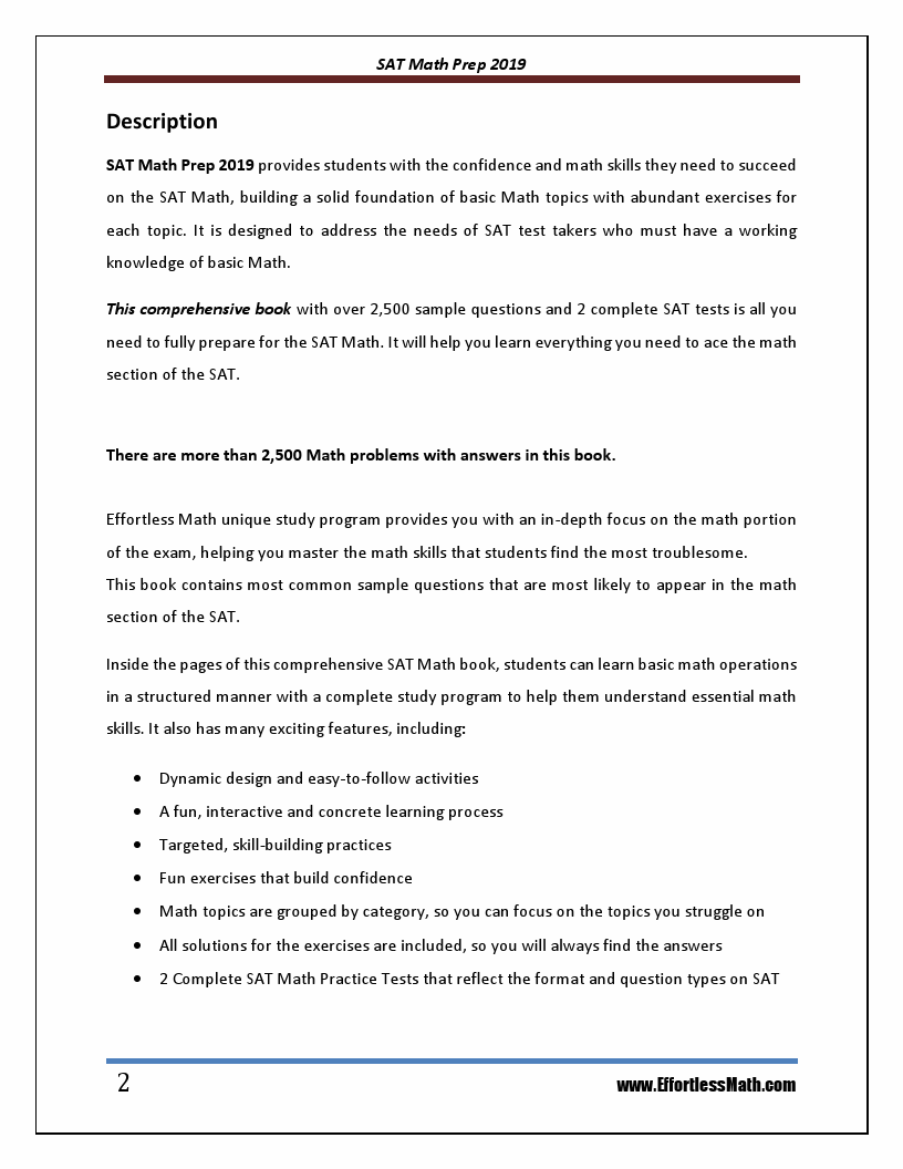 SAT Math Prep 2019: A Comprehensive Review and Ultimate Guide to the ...