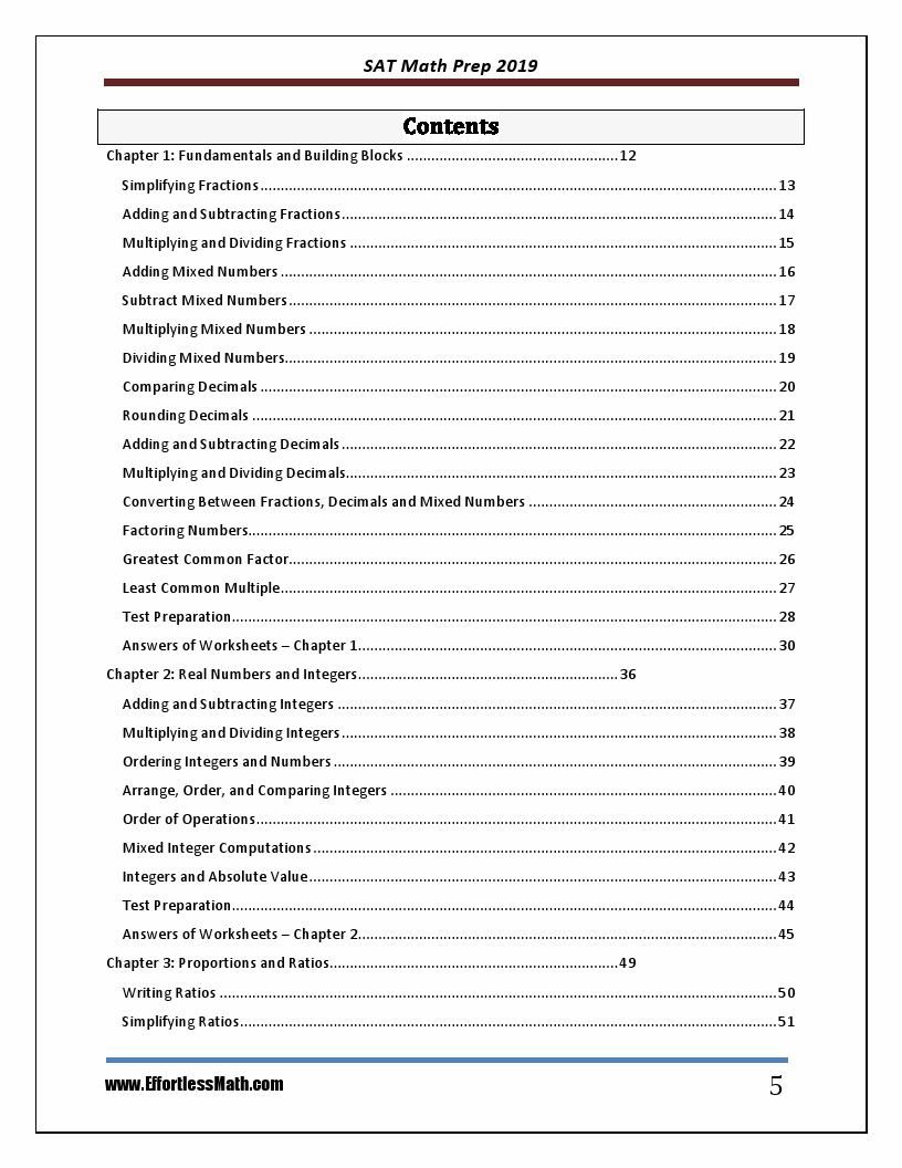 SAT Math Prep 2019: A Comprehensive Review and Ultimate Guide to the ...