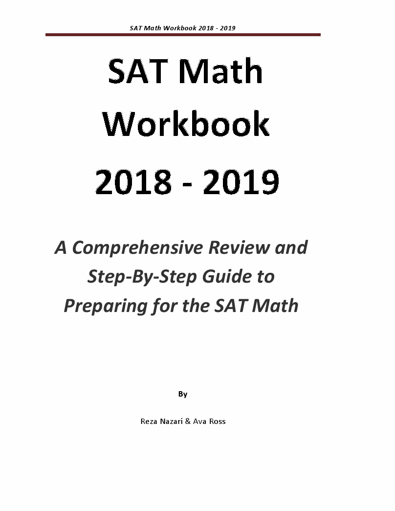 SAT Math Workbook 2018 – 2019: A Comprehensive Review and Step-By-Step ...