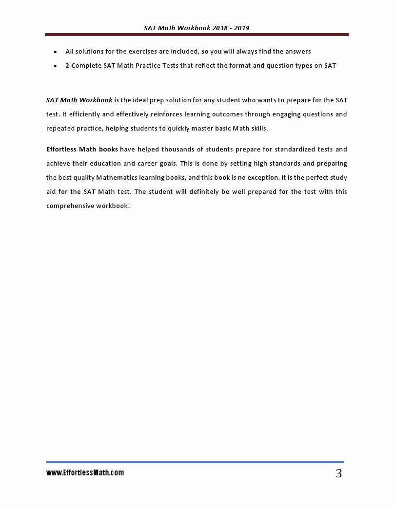 SAT Math Workbook 2018 – 2019: A Comprehensive Review and Step-By-Step ...