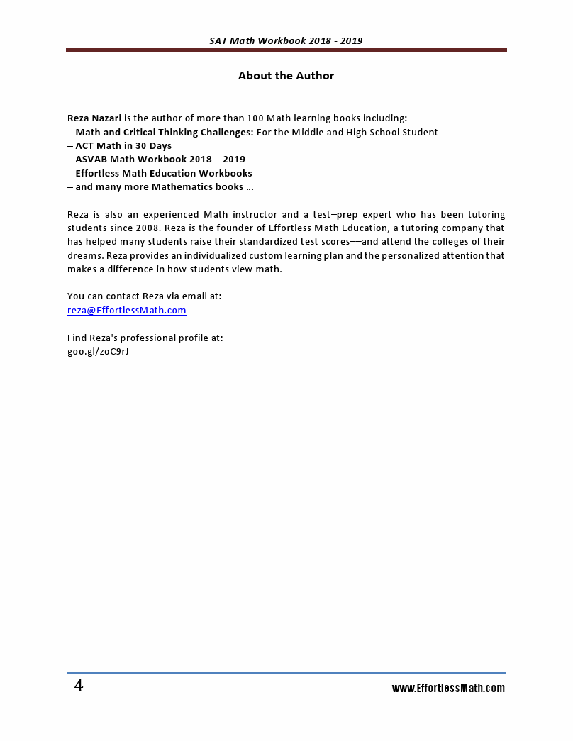 SAT Math Workbook 2018 – 2019: A Comprehensive Review and Step-By-Step ...