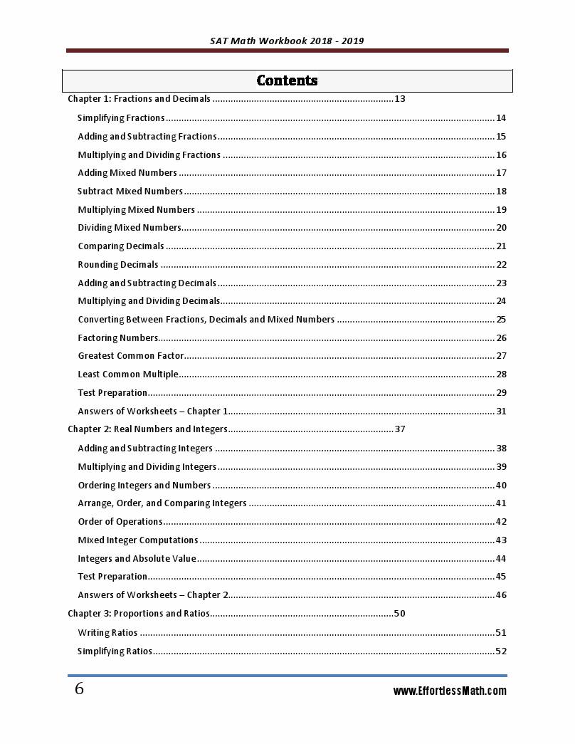 SAT Math Workbook 2018 – 2019: A Comprehensive Review and Step-By-Step ...