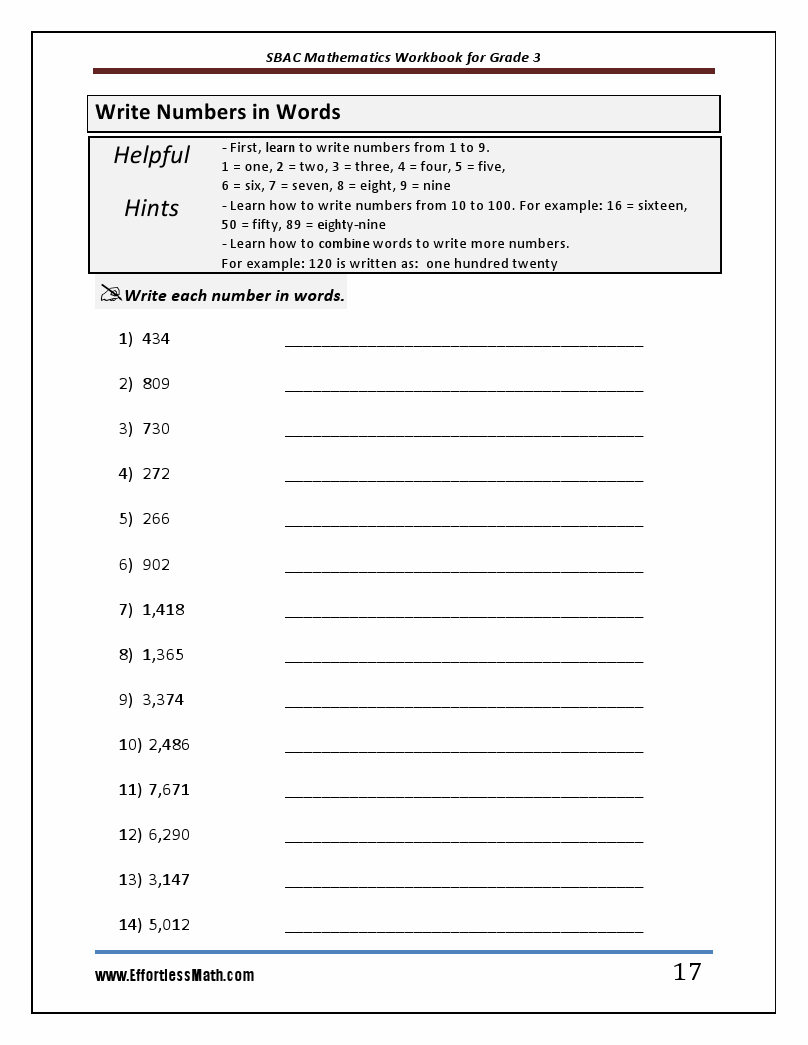 SBAC Mathematics Workbook For Grade 3: Step-By-Step Guide to Preparing ...