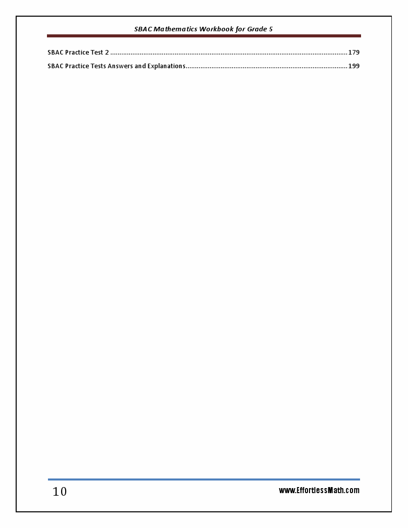 SBAC Mathematics Workbook For Grade 5: Step-By-Step Guide to Preparing ...