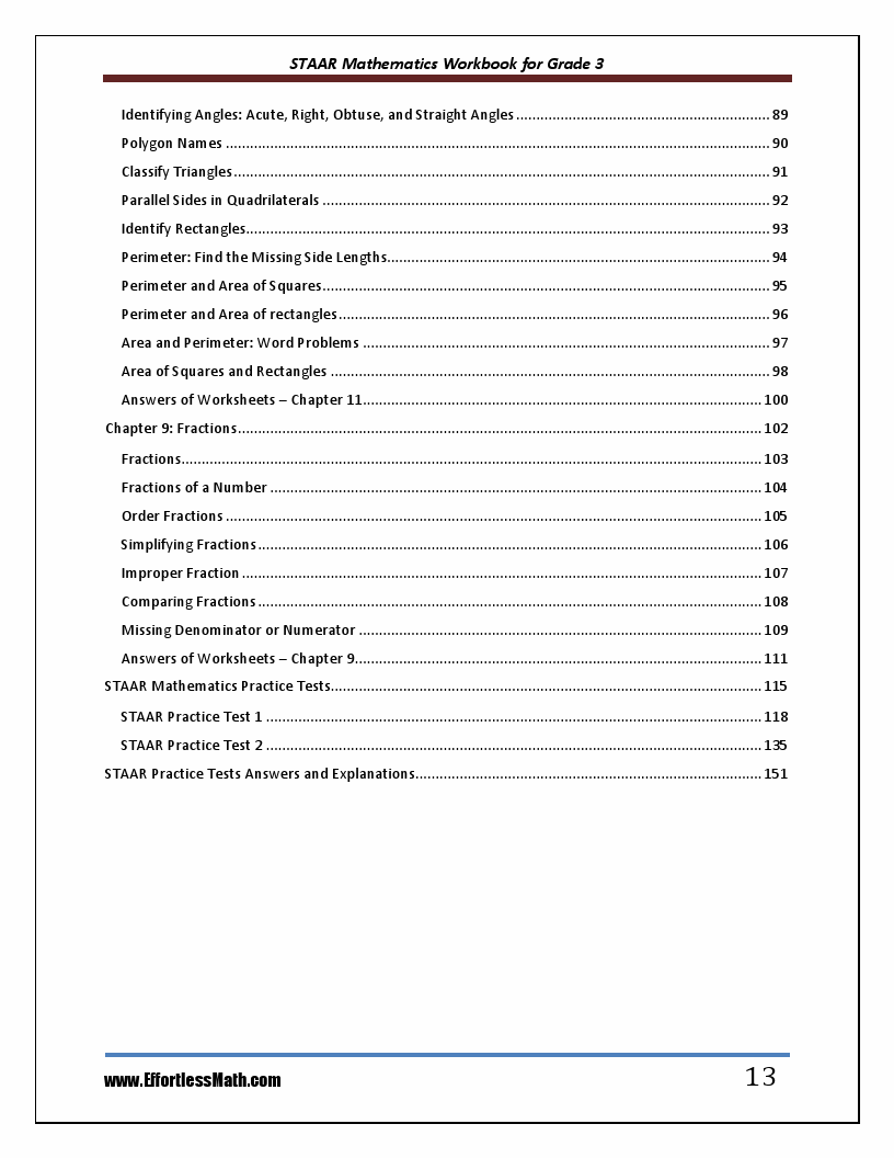 STAAR Mathematics Workbook For Grade 3: Step-By-Step Guide to Preparing ...