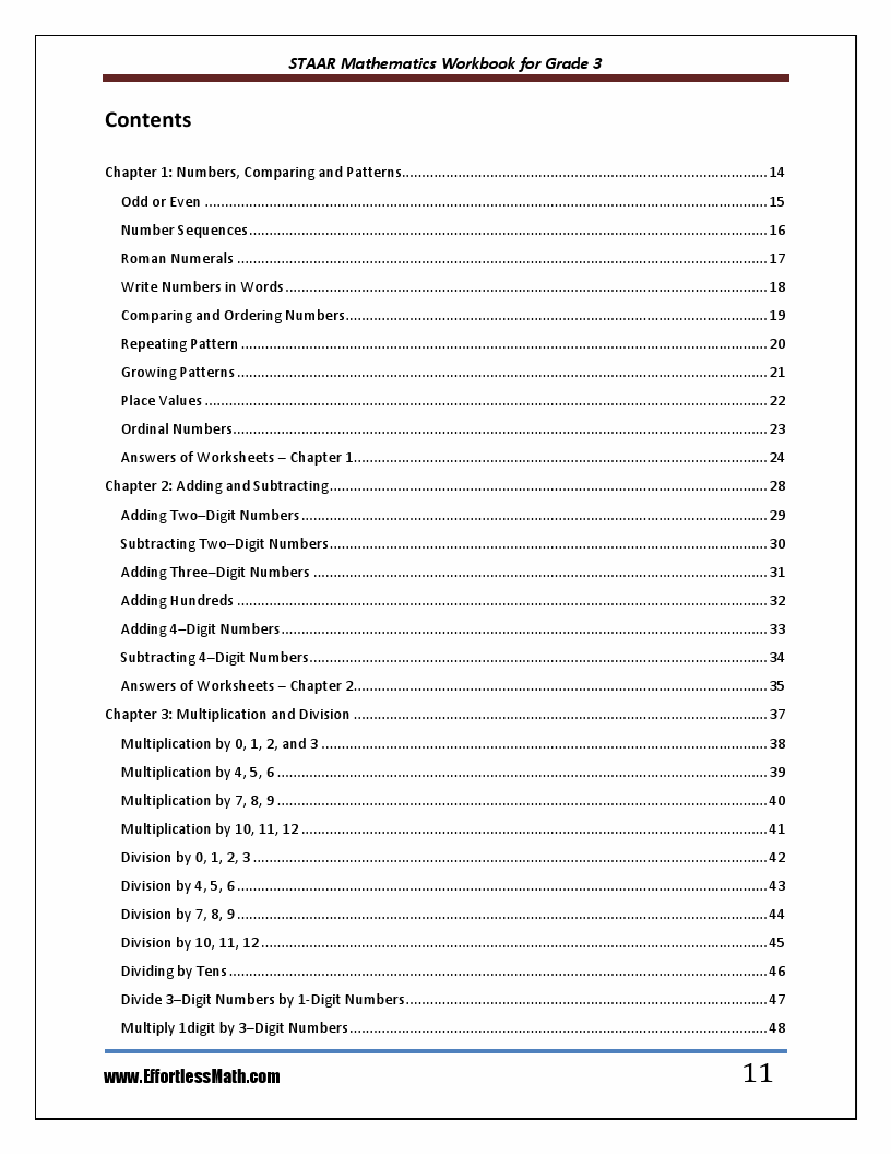 STAAR Mathematics Workbook For Grade 3: Step-By-Step Guide to Preparing ...