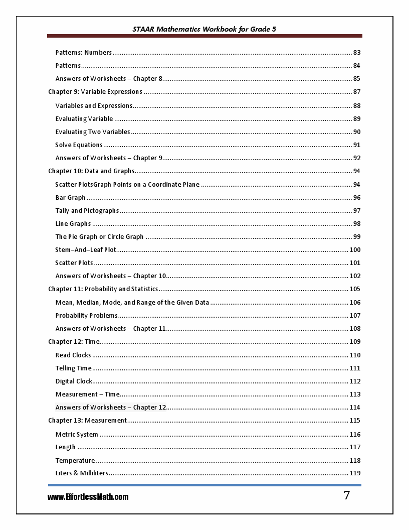 STAAR Mathematics Workbook For Grade 5: Step-By-Step Guide to Preparing ...