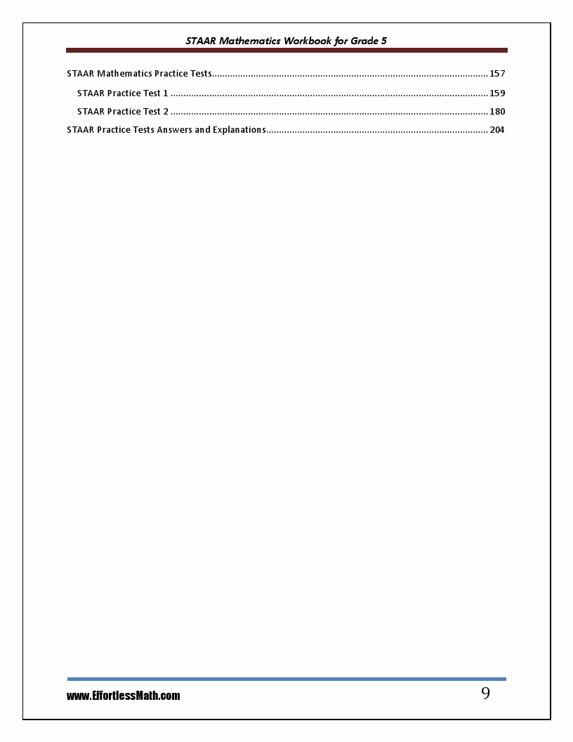 STAAR Mathematics Workbook For Grade 5: Step-By-Step Guide to Preparing ...