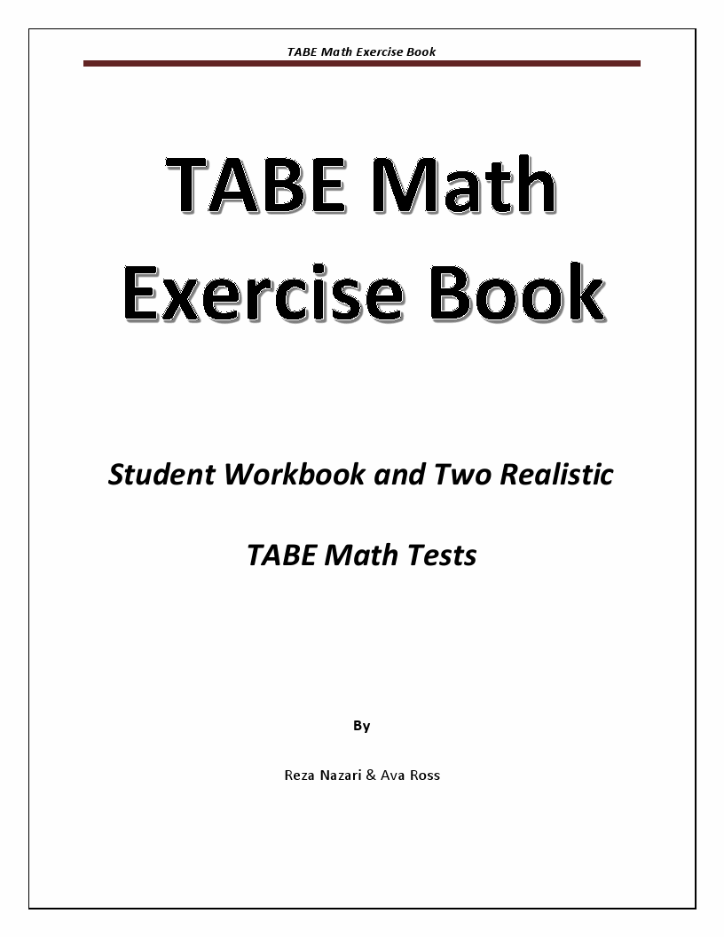 TABE Math Exercise Book: Student Workbook and Two Realistic TABE Math ...