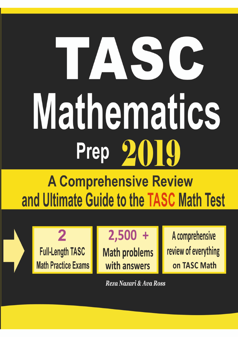 TASC Mathematics Prep 2019: A Comprehensive Review and Ultimate Guide ...