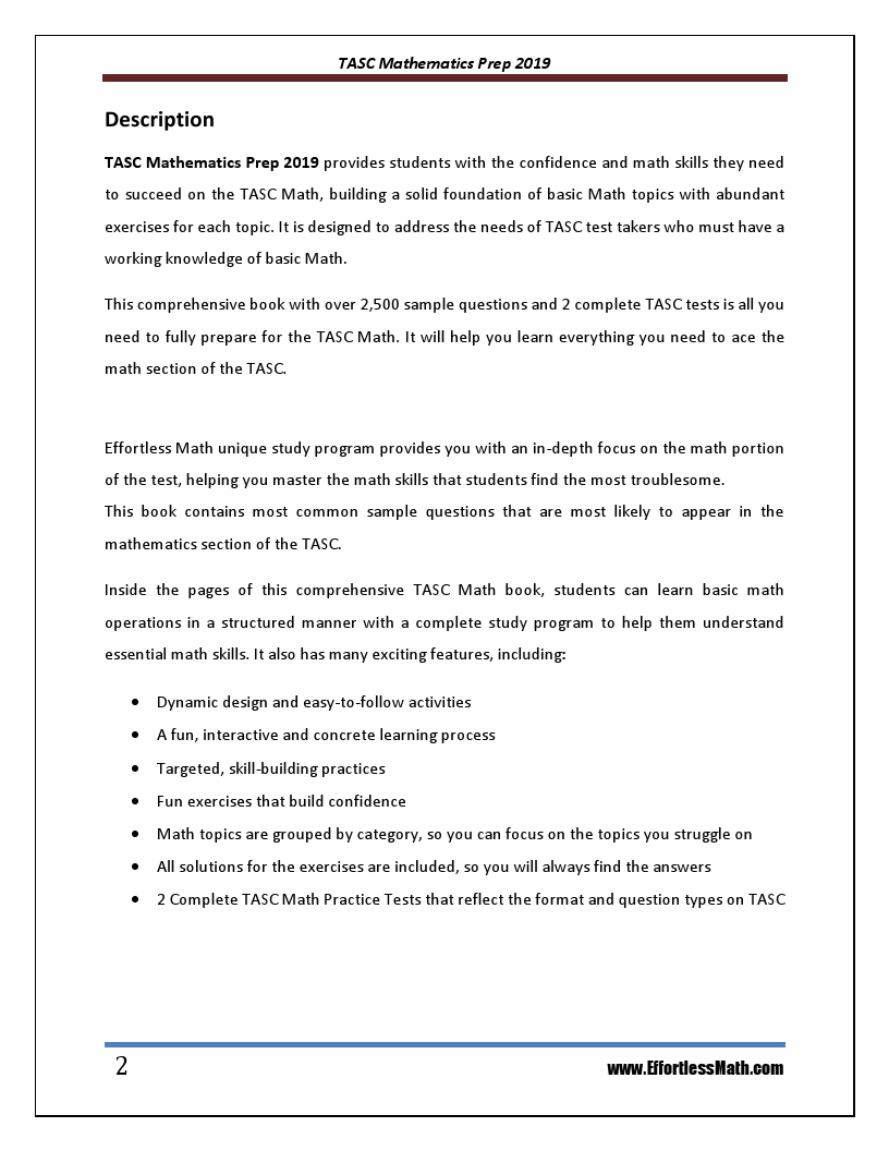 TASC Mathematics Prep 2019: A Comprehensive Review and Ultimate Guide ...