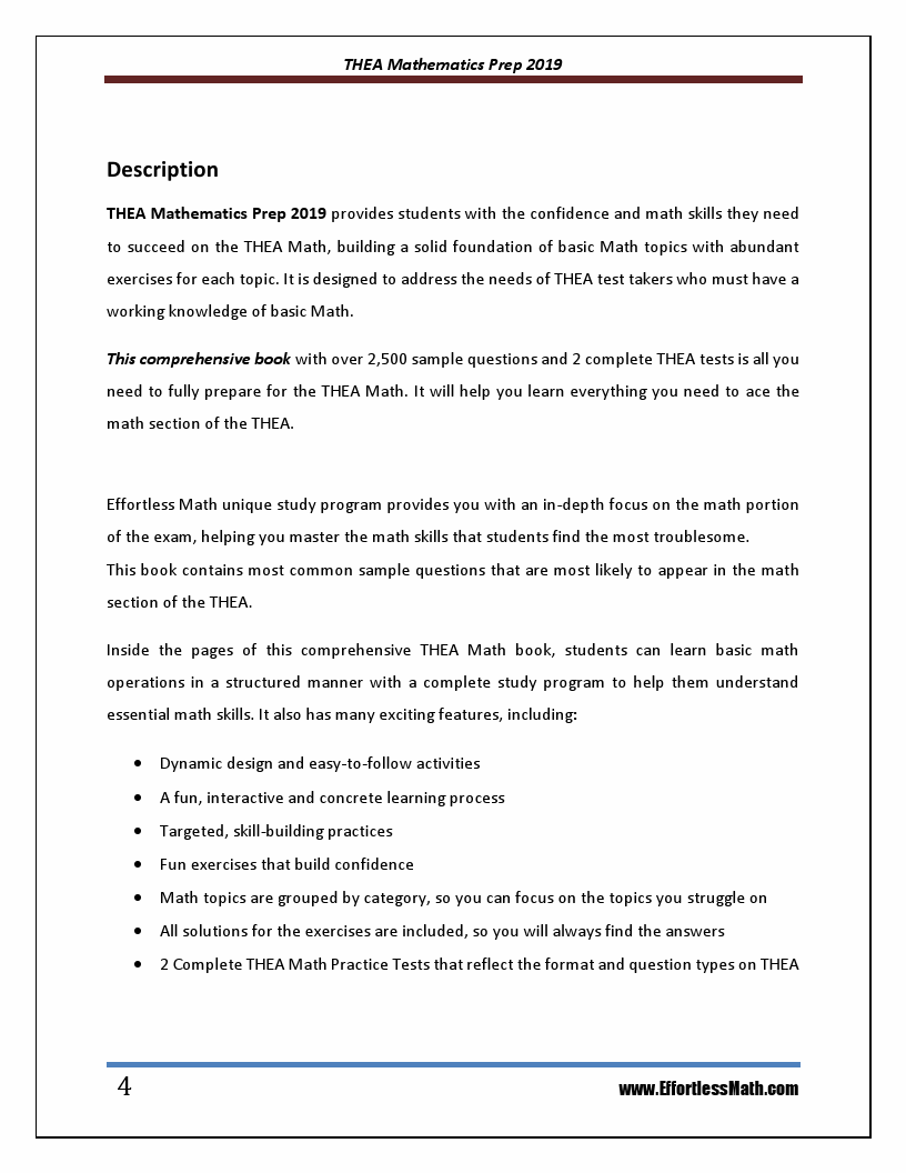 THEA Mathematics Prep 2019: A Comprehensive Review and Ultimate Guide ...