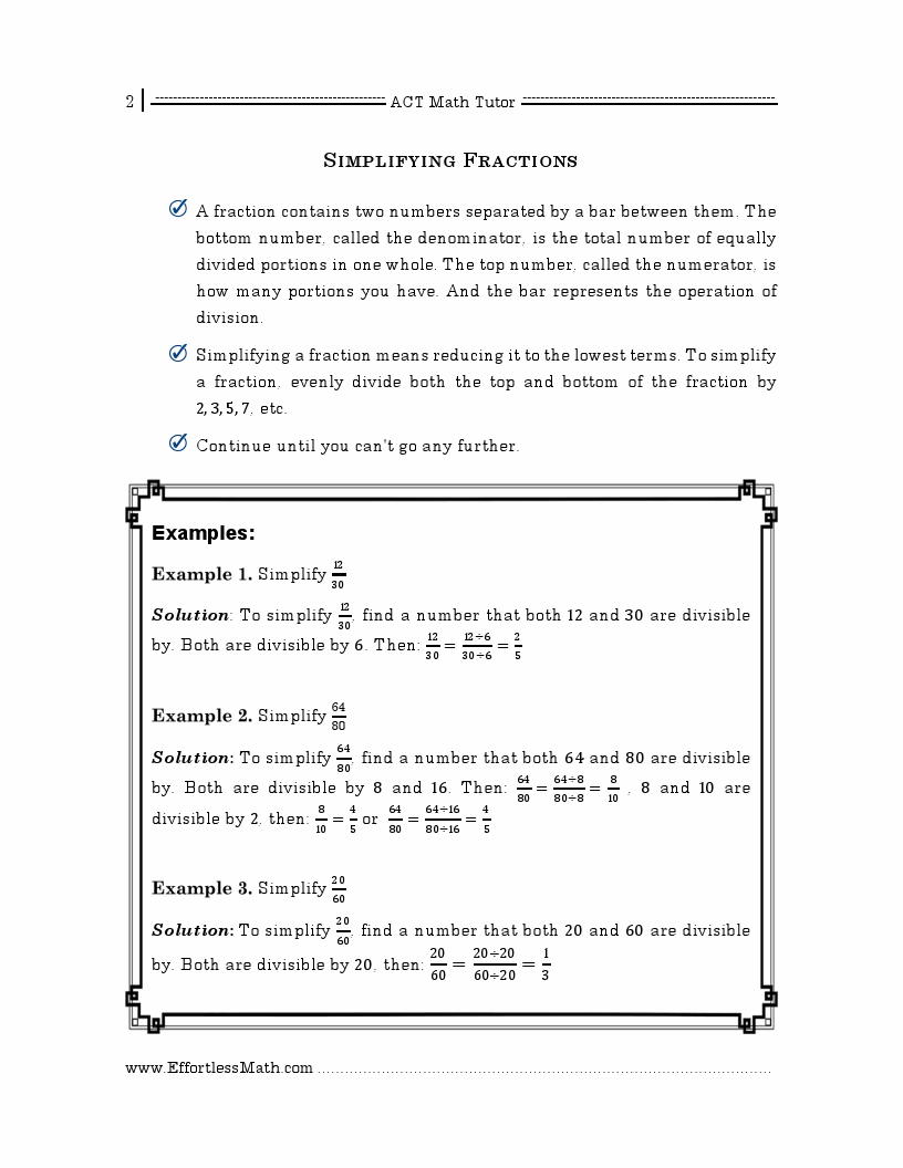 ACT Math Tutor: Everything You Need to Help Achieve an Excellent Score ...
