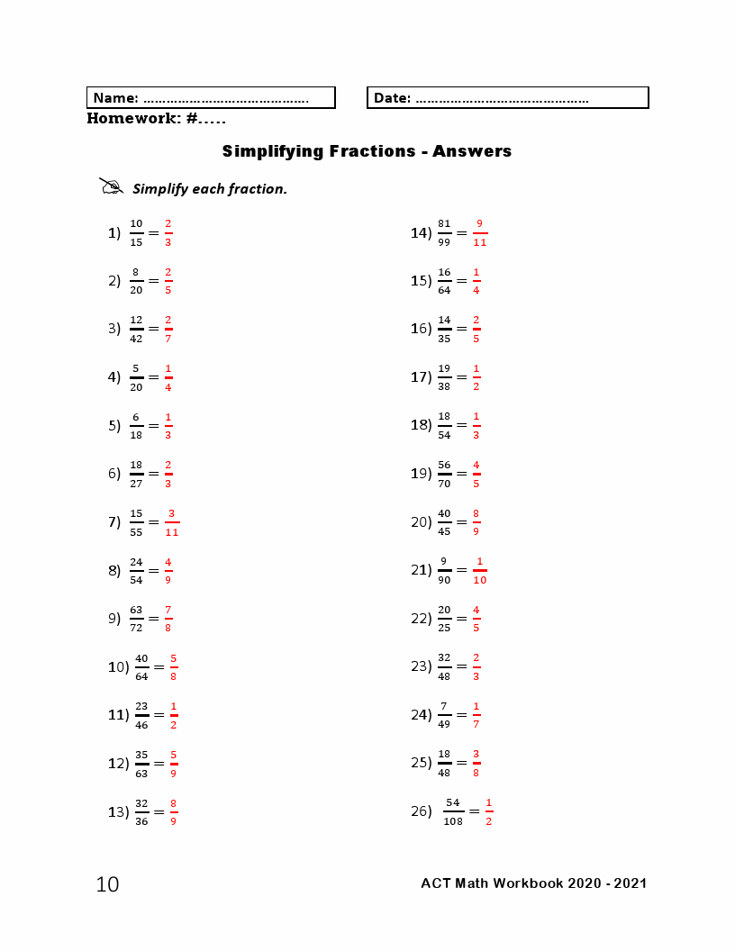 ACT Math Workbook 2020 – 2021: The Most Comprehensive Review for the ...