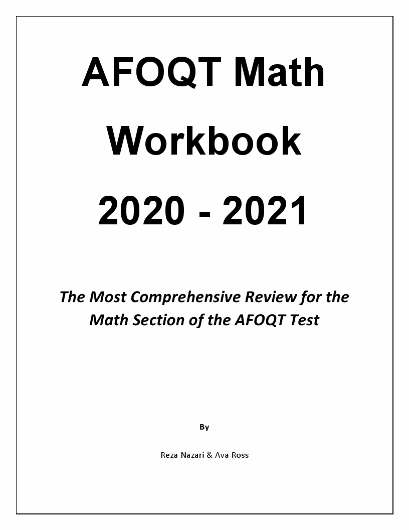 AFOQT Math Workbook 2020 – 2021: The Most Comprehensive Review for the ...