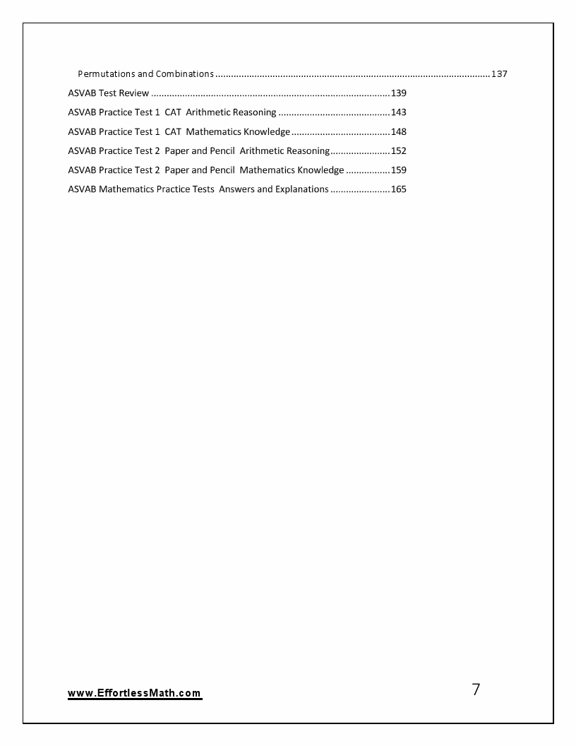 ASVAB Math Workbook 2020 – 2021: The Most Comprehensive Review for the ...