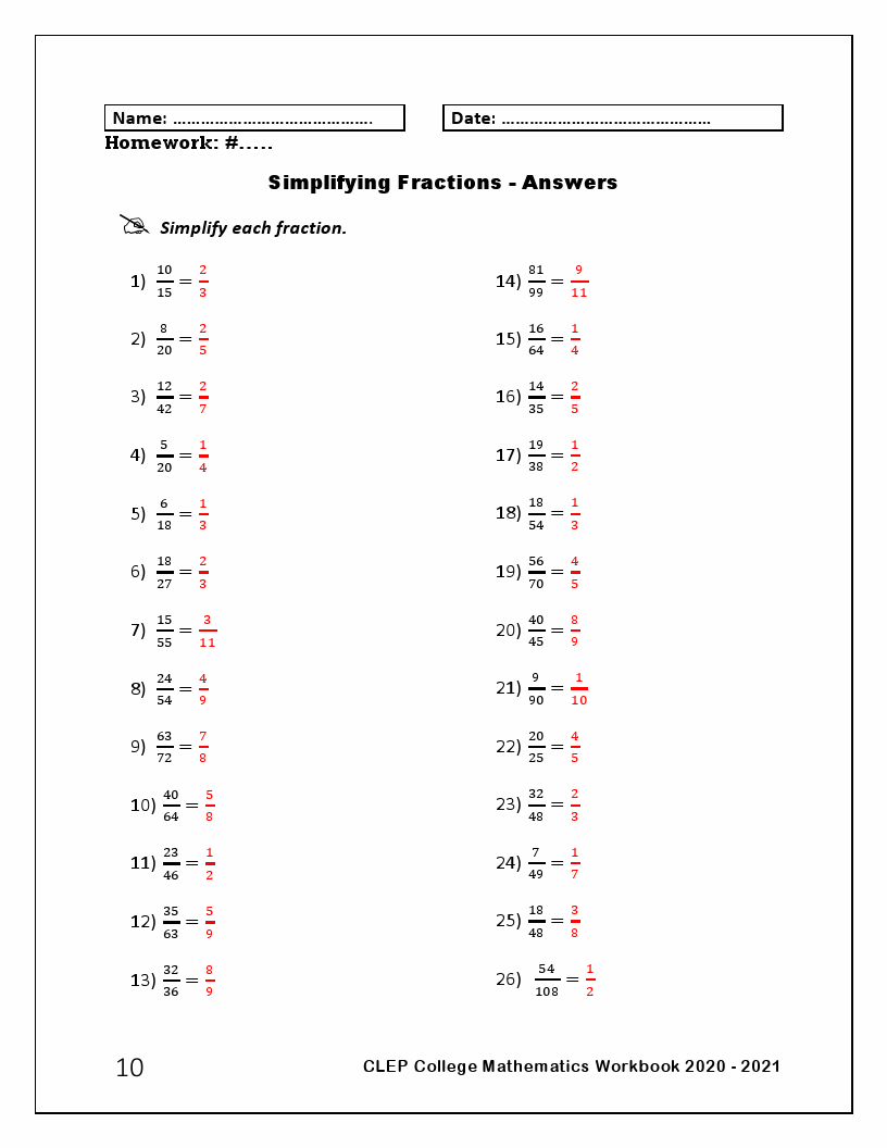 CLEP College Mathematics Workbook 2020 – 2021: The Most Comprehensive ...