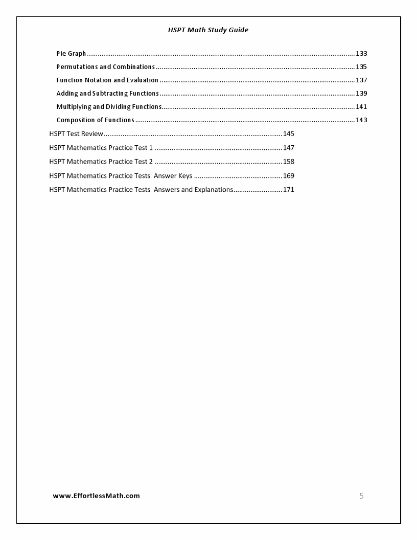HSPT Math Study Guide 2020 – 2021: A Comprehensive Review and Step-By ...