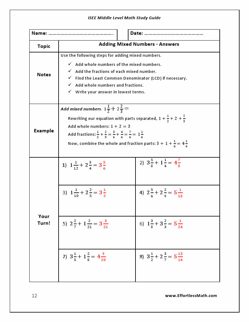 ISEE Middle Level Math Study Guide 2020 – 2021: A Comprehensive Review ...