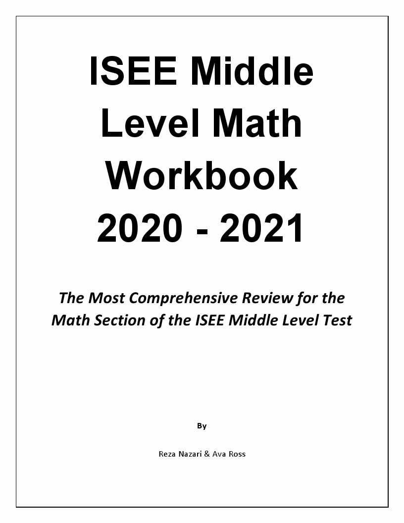 ISEE Middle Level Math Workbook 2020 – 2021: The Most Comprehensive ...