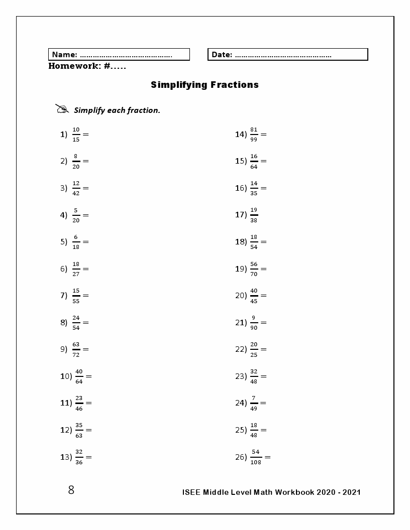 ISEE Middle Level Math Workbook 2020 – 2021: The Most Comprehensive ...