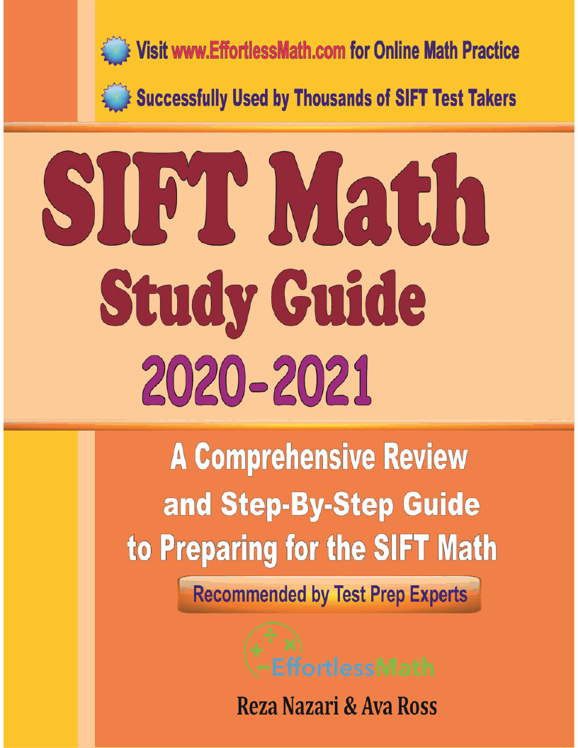 SIFT Math Study Guide 2020 – 2021: A Comprehensive Review and Step-By ...