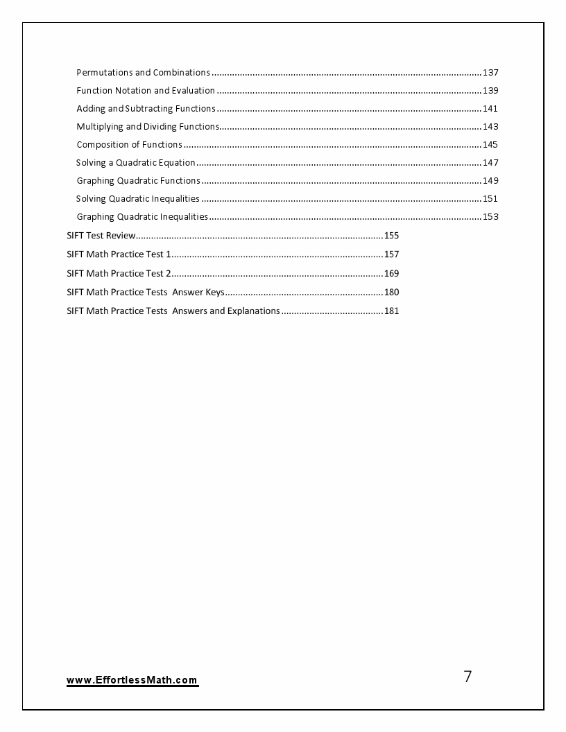 SIFT Math Workbook 2020 – 2021: The Most Comprehensive Review for the ...
