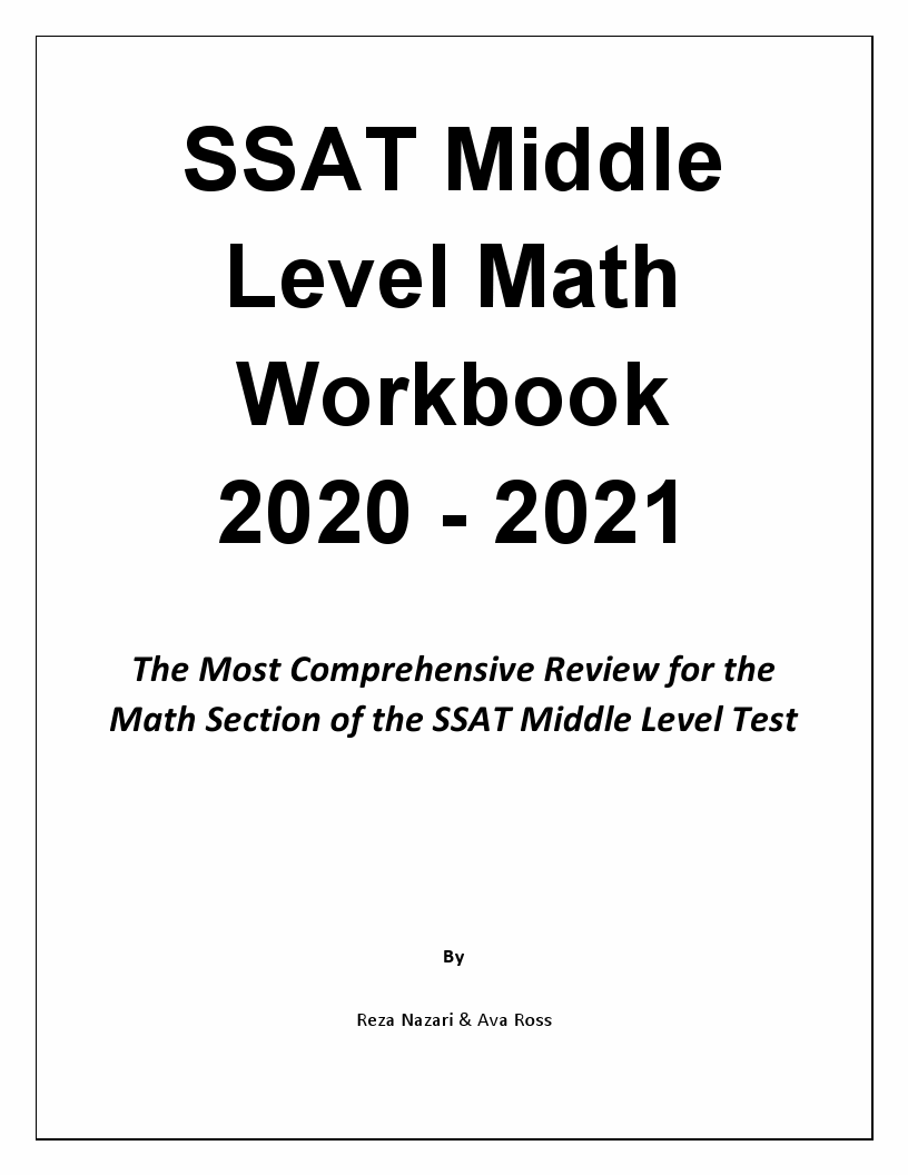 SSAT Middle Level Math Workbook 2020 – 2021: The Most Comprehensive ...