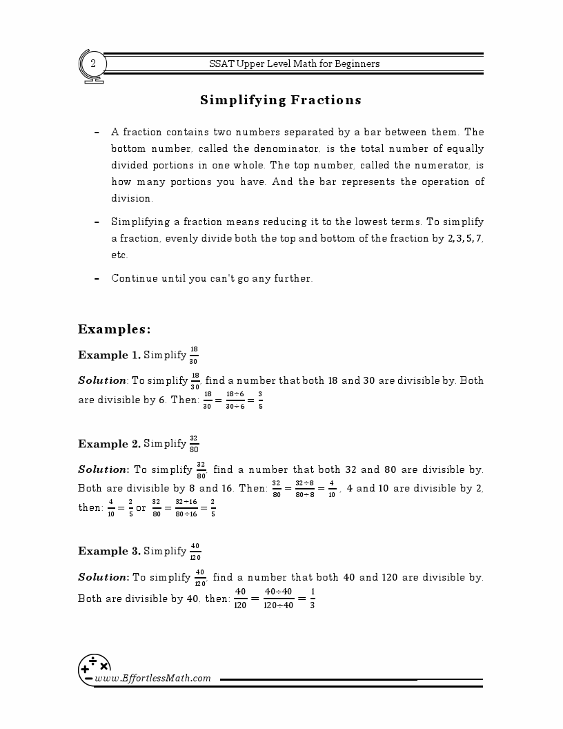 SSAT Upper Level Math for Beginners 2023: The Ultimate Step by Step ...