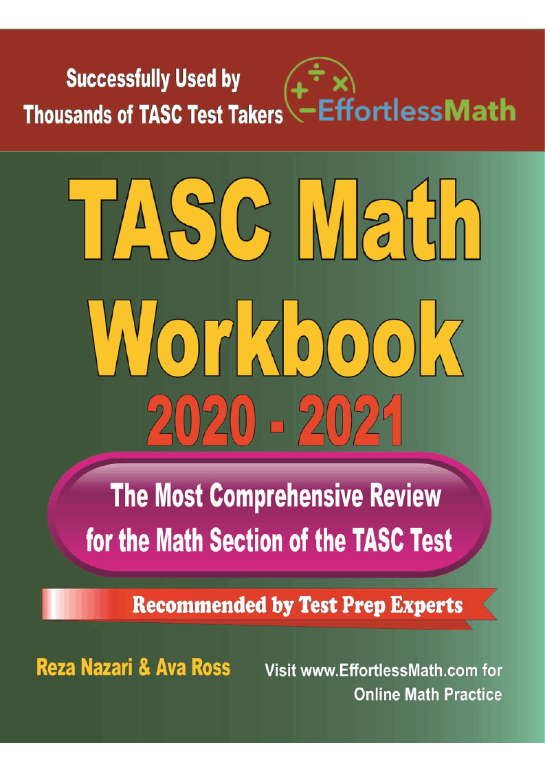 TASC Math Workbook 2020 - 2021: The Most Comprehensive Review for the ...