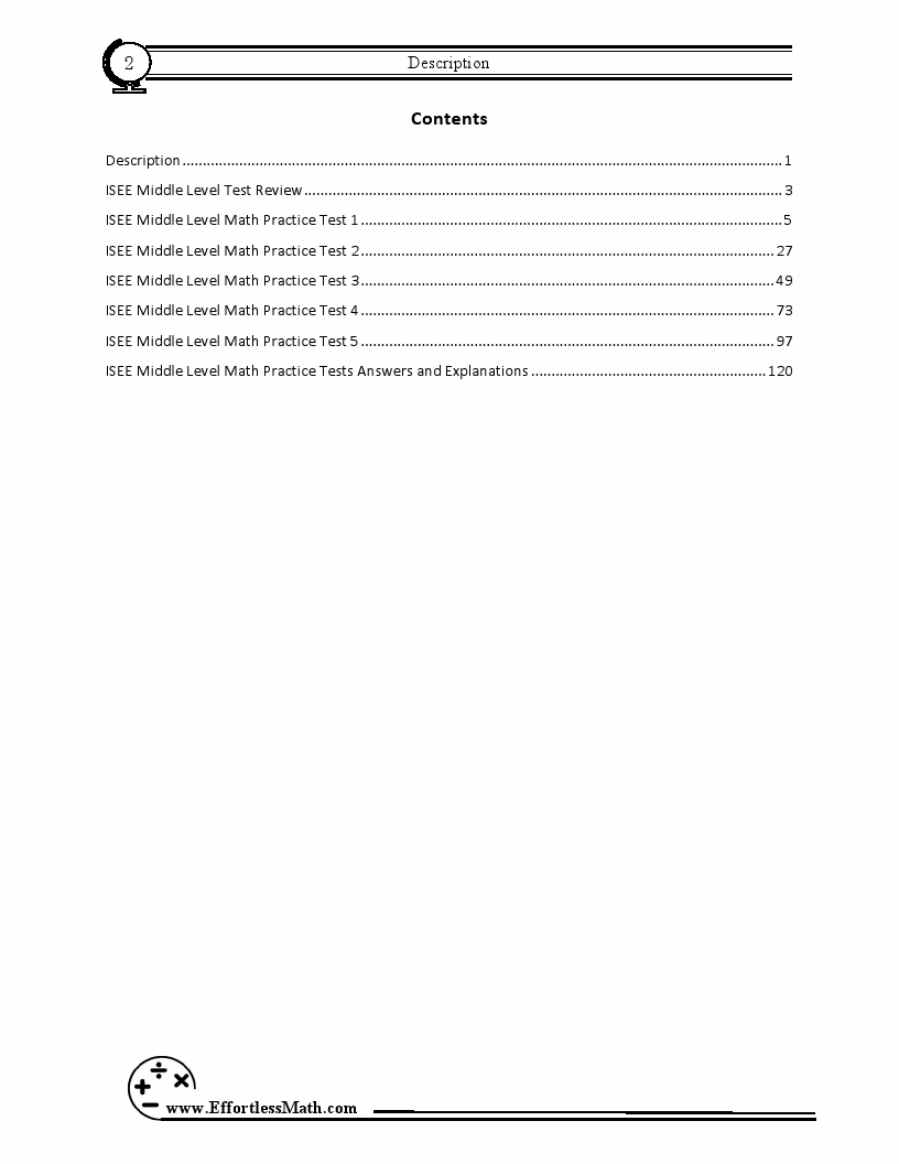 ISEE Middle Level Math Practice Tests: Extra | Effortless Math