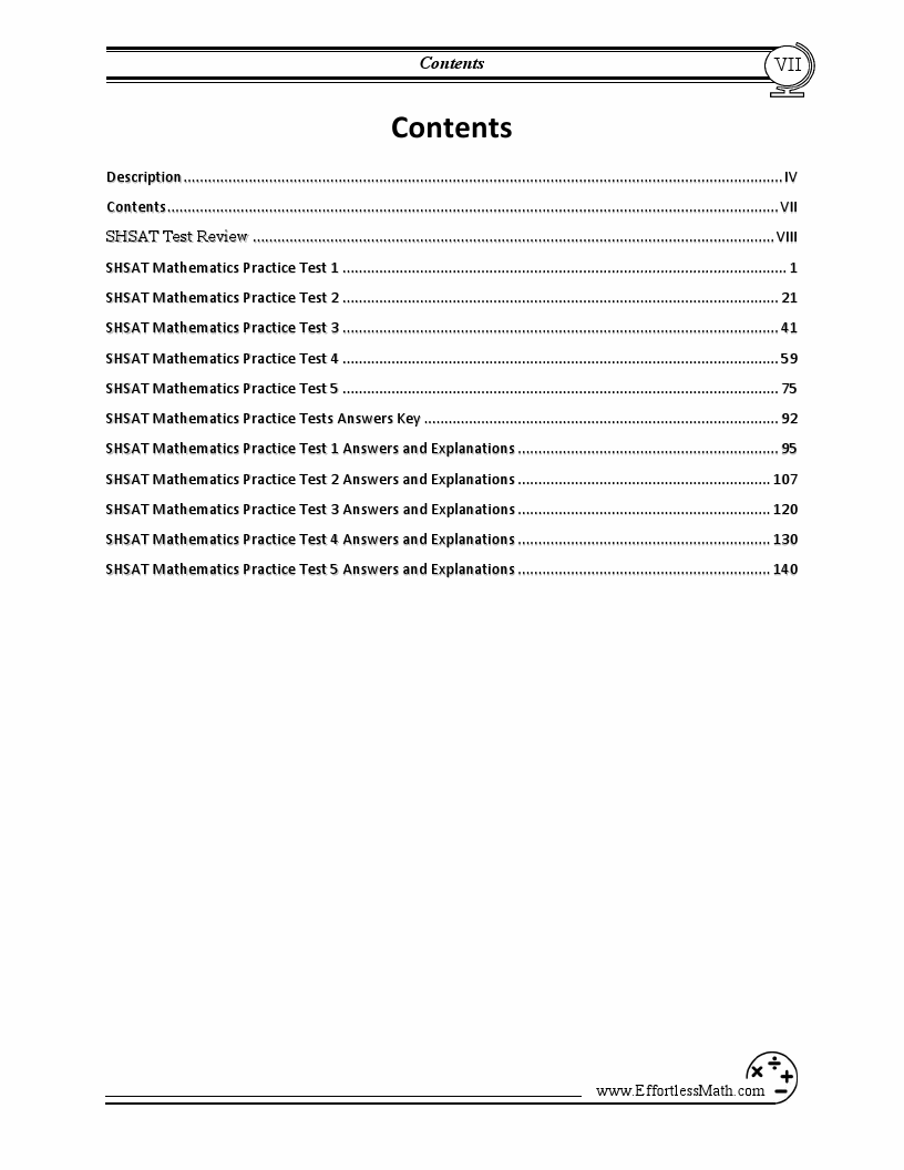5 SHSAT Math Practice Tests: Extra Practice to Help Achieve an ...