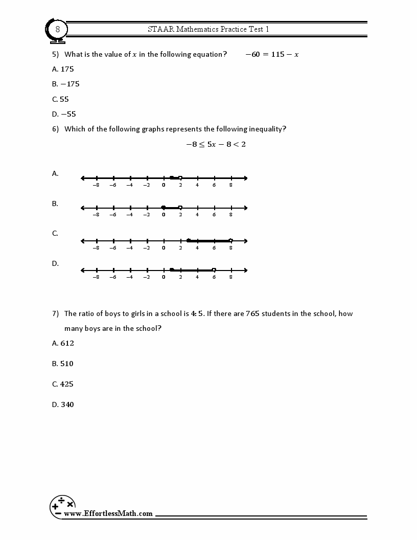5 STAAR Grade 6 Math Practice Tests Extra Practice To Help Achieve An 5-staar-grade-6-math-practice-tests-extra-practice-to-help-achieve-an