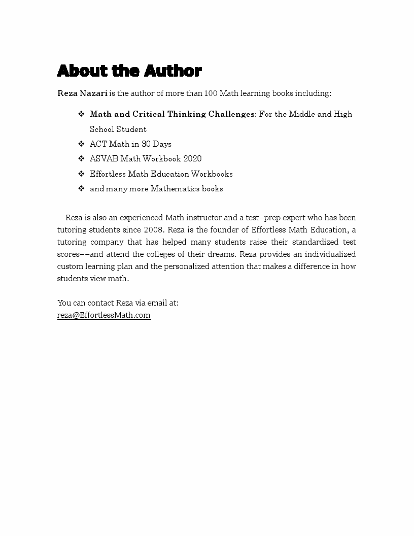 GED Math in 10 Days: The Most Effective GED Math Crash Course ... GED Math in 10 Days: The Most Effective GED Math Crash Course ...