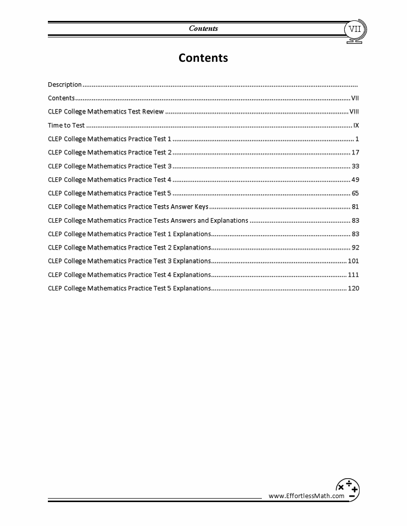 5 CLEP College Mathematics Practice Tests: Extra Practice to Help ... 5 CLEP College Mathematics Practice Tests: Extra Practice to Help ...
