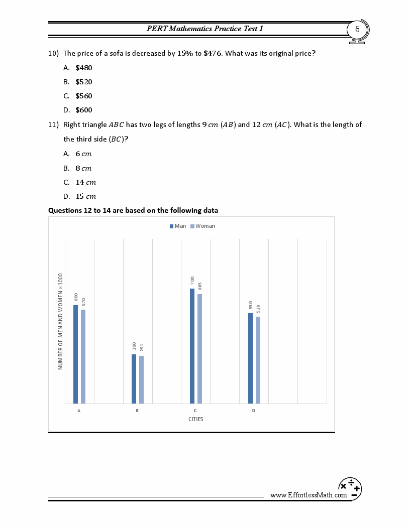 5 PERT Math Practice Tests Extra Practice To Help Achieve An Excellent 5-pert-math-practice-tests-extra-practice-to-help-achieve-an-excellent