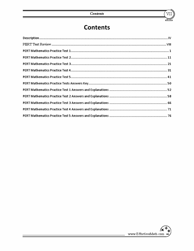 5 PERT Math Practice Tests: Extra Practice to Help Achieve an Excellent ...