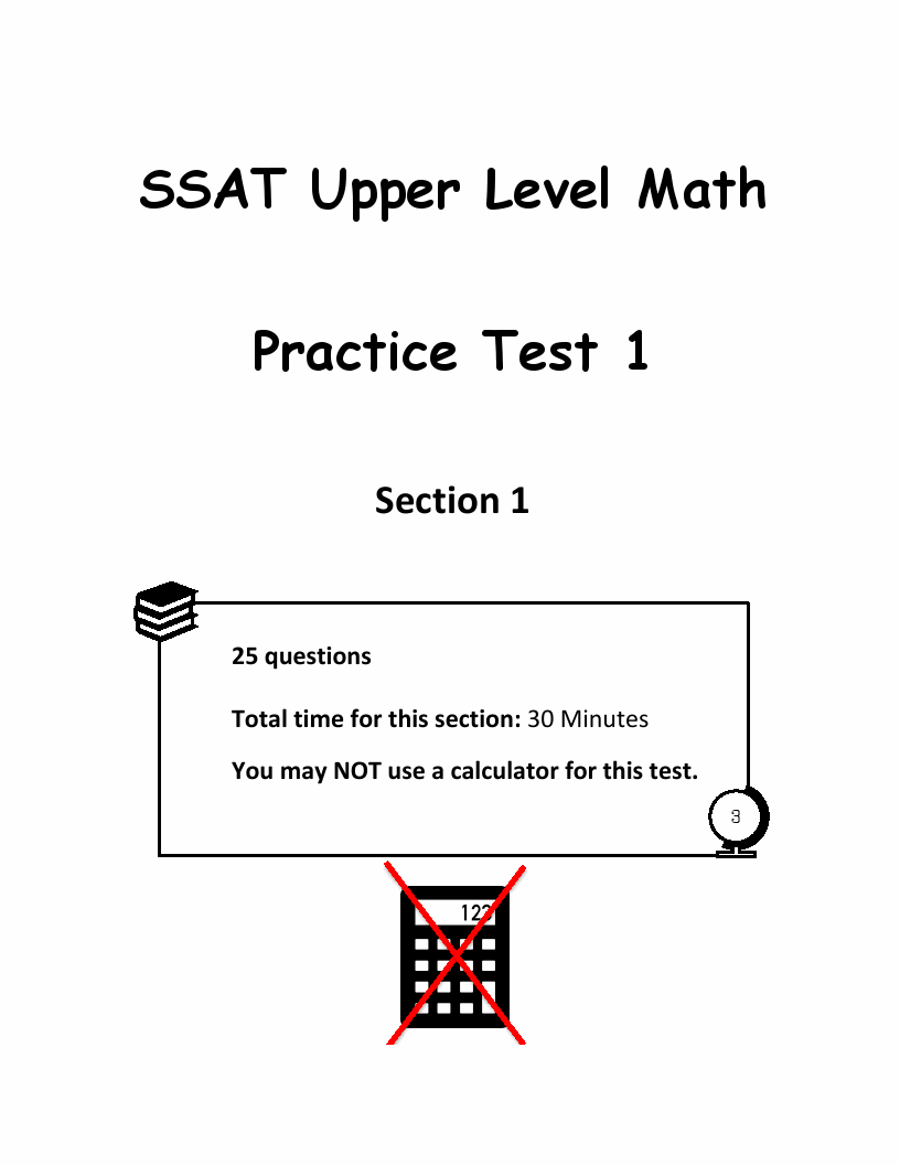 5 SSAT Upper Level Math Practice Tests: Extra Practice to Help Achieve ...