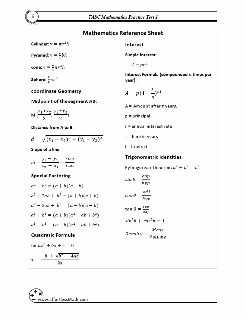 5 TASC Math Practice Tests: Extra Practice to Help Achieve an Excellent ...
