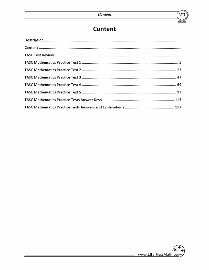 5 TASC Math Practice Tests: Extra Practice to Help Achieve an Excellent ...