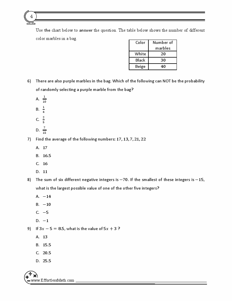 5 TExES Core Subjects EC-6 Mathematics Practice Tests: Extra Practice ...