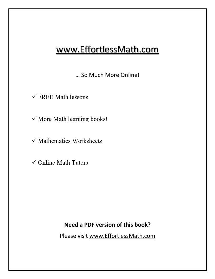 Comprehensive Math Workbook for Grade 8: Student Workbook and 2 ...