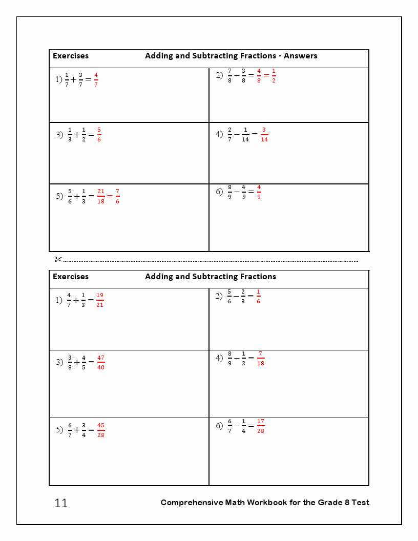 Comprehensive Math Workbook for Grade 8: Student Workbook and 2 ...