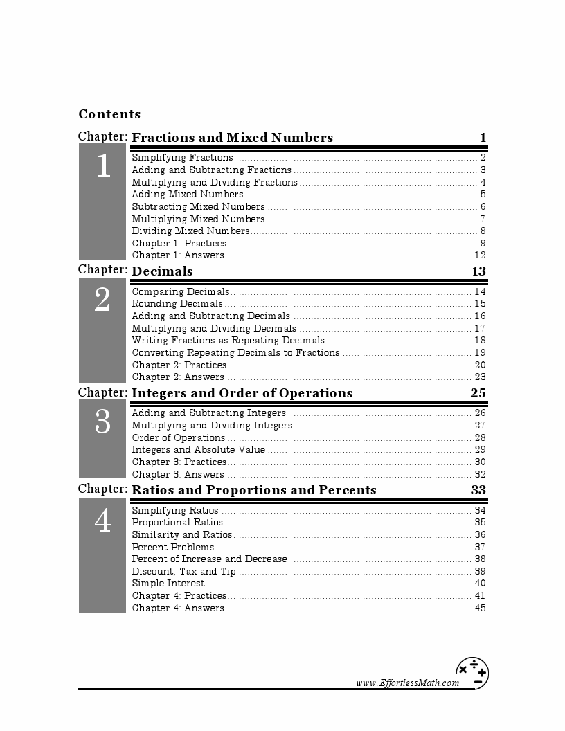 Grade 8 Math for Students: The Ultimate Step by Step Guide to Preparing ...
