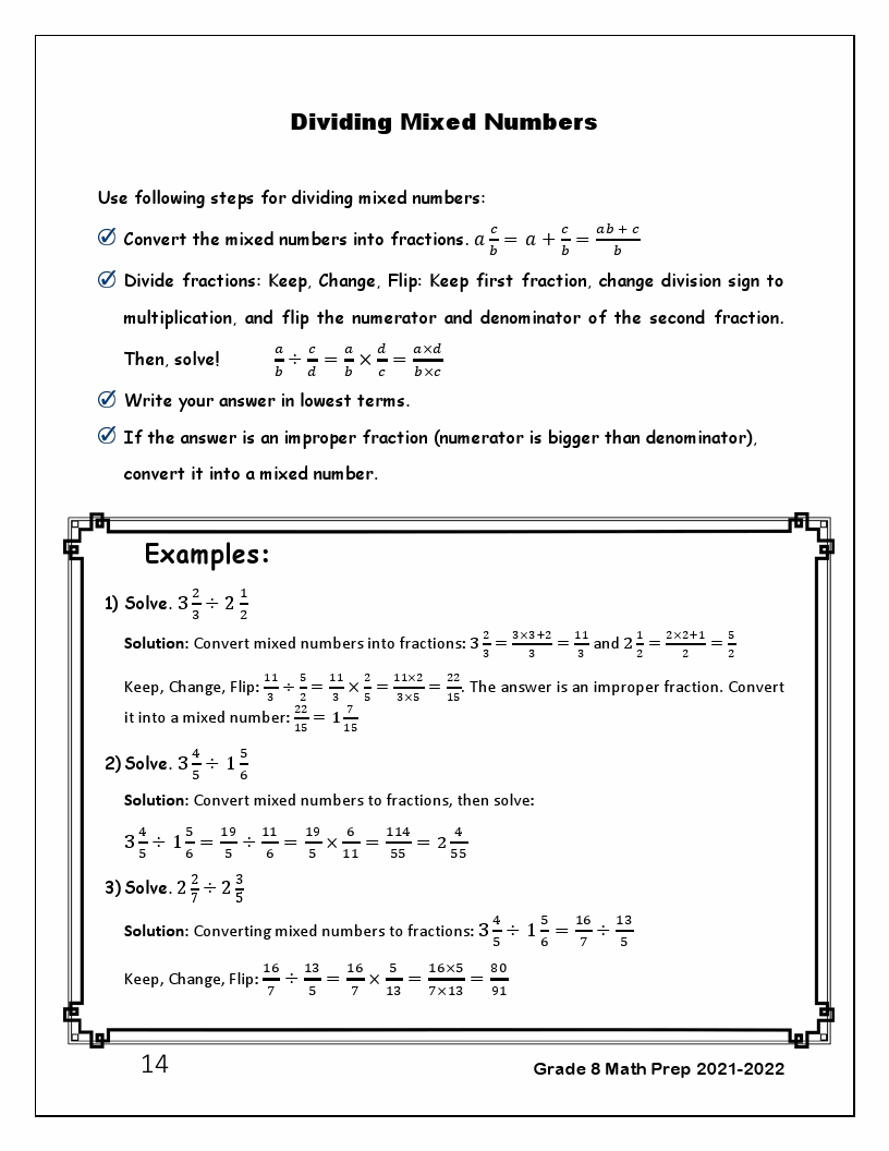 Grade 8 Math Prep 2021-2022: The Most Comprehensive Review and Ultimate ...